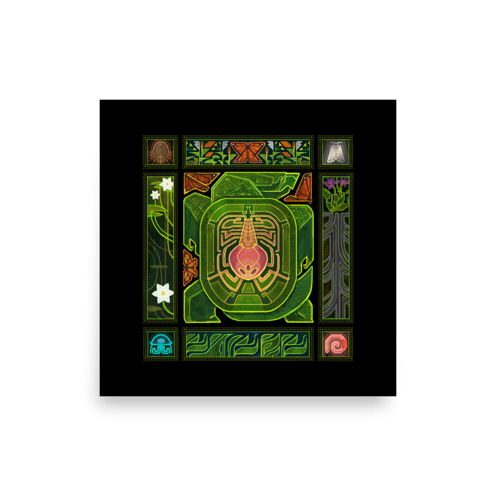 Kappa Iconographic Art Print – Kappa: The World of Turtles