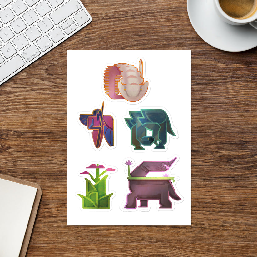 Creatures of the Rotbloom - Sticker Sheet – Kappa: The World of Turtles