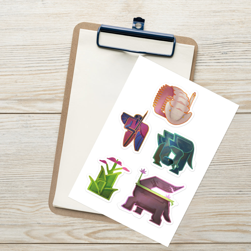 Creatures of the Rotbloom - Sticker Sheet – Kappa: The World of Turtles